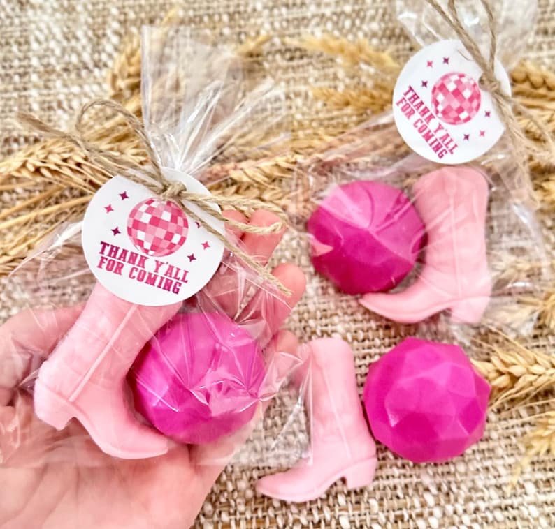 Western Disco Soap Favors - 2 Soaps per Bag - Cowboy Girl Party Decor ...