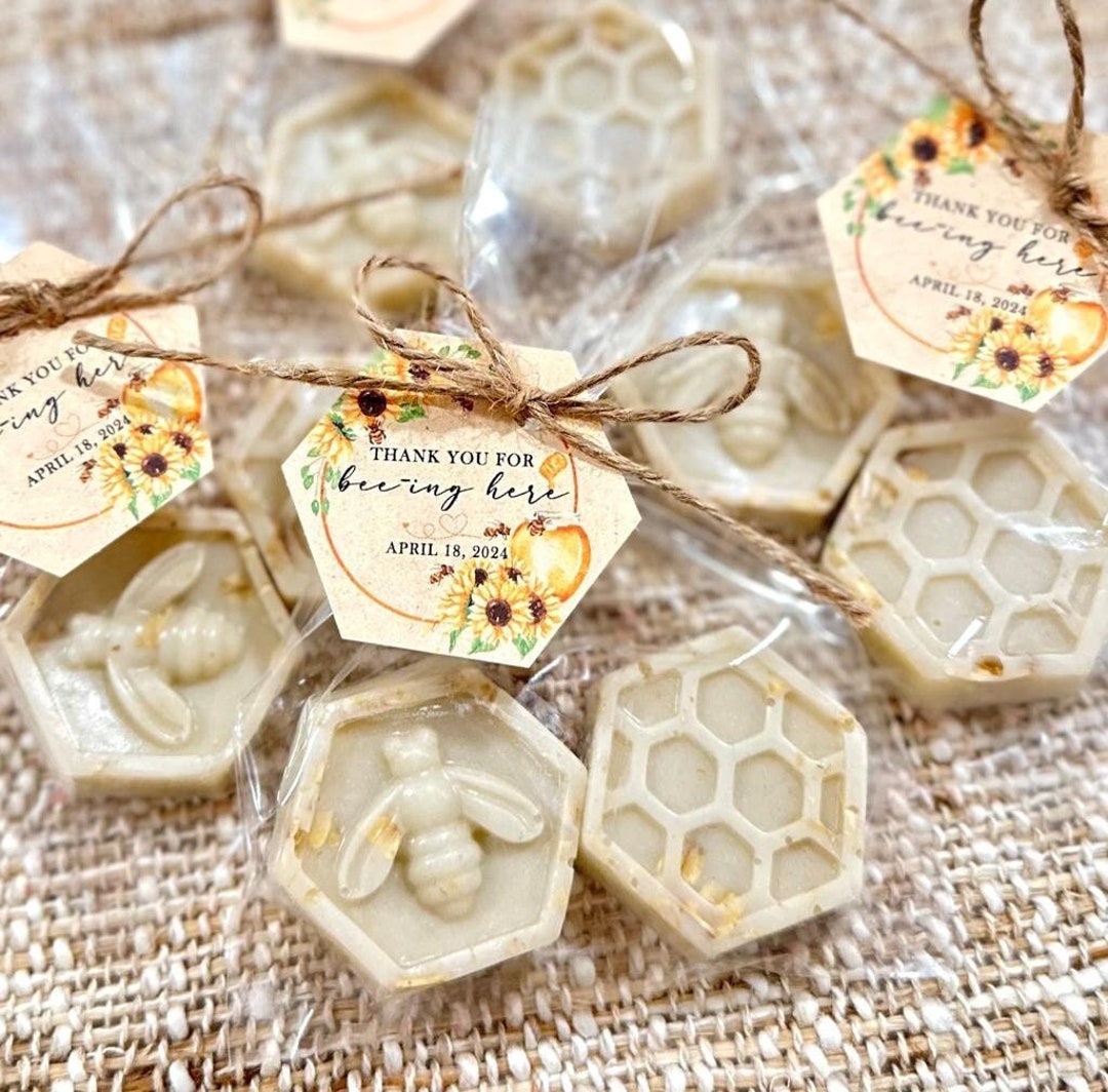 Honey Oatmeal Soaps Scented Bee Baby Shower Favors, Queen Bee Bridal ...