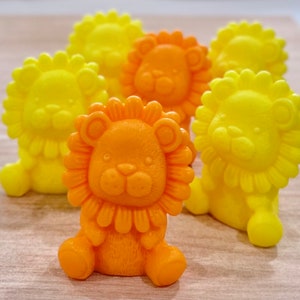 Lion Soaps - Baby Shower Favors, Boy Safari Decorations, Wild One ...