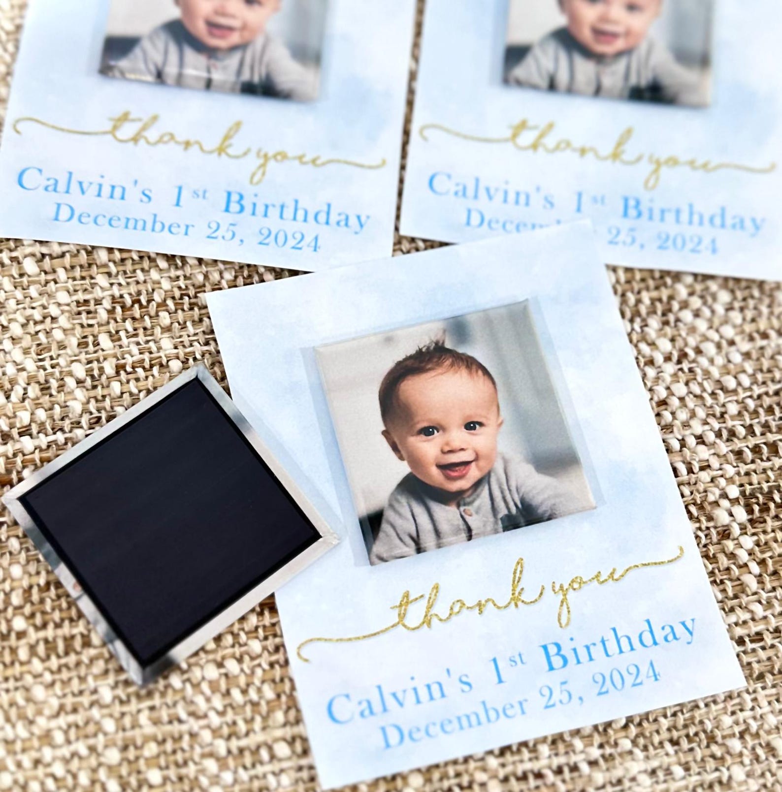 Kids Birthday MAGNET Favors - Party Thank You Return Gifts for Guests ...