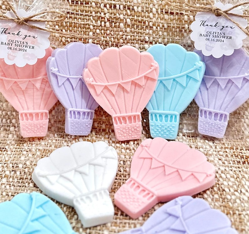 Hot Air Balloon Soap Favors - Baby Shower Decorations, up and Away ...