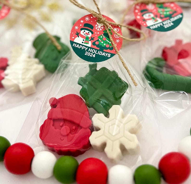 Mini Christmas Soap Gifts - Holiday Party, Baby Shower Bulk, Snowflake ...