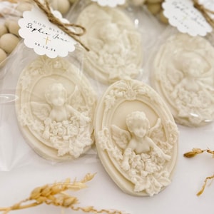 Elegant Baptism Soap Favors - Girl Boy Party Angel Centerpiece ...