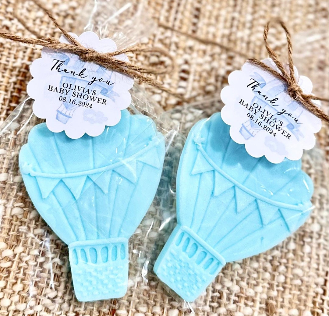 Hot Air Balloon Soaps - Baby Shower Party Favors up and Away Decoration ...