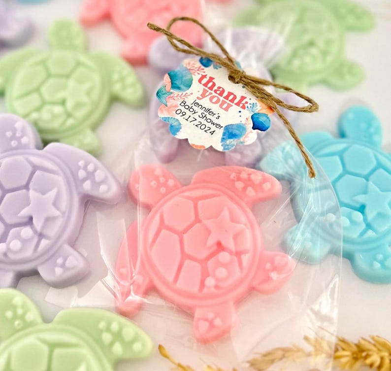 Turtle Soap Favors - Under the Sea Baby Shower Girl, Ocean First ...