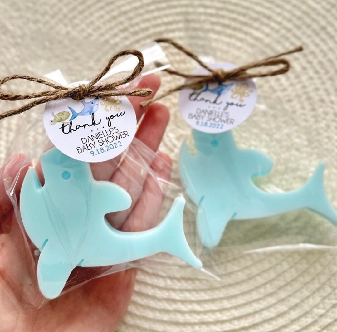 Shark Soap Favors - Kids Birthday Party Decorations, Shower Ocean Decor ...