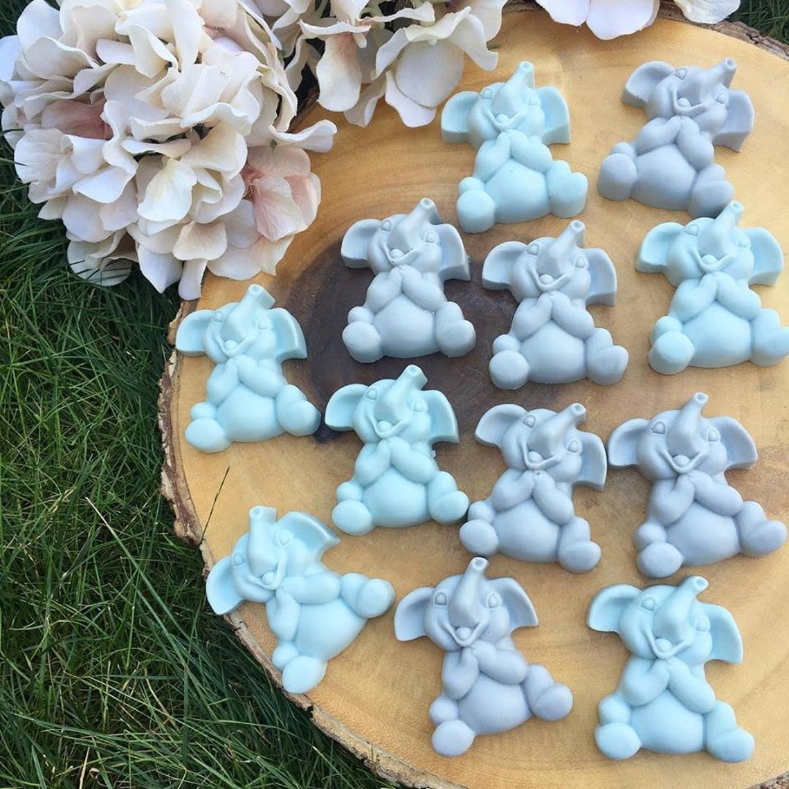 12 ELEPHANT SOAP Favors Elephant Baby Shower Favors Soap - Etsy