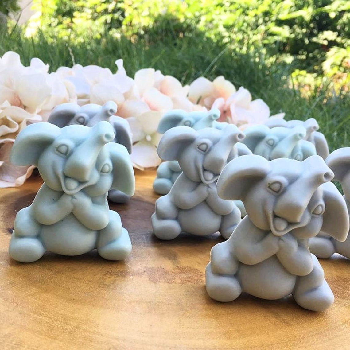 4 Elephant Soap Favors Baby Elephant Baby Shower Favors Boy - Etsy