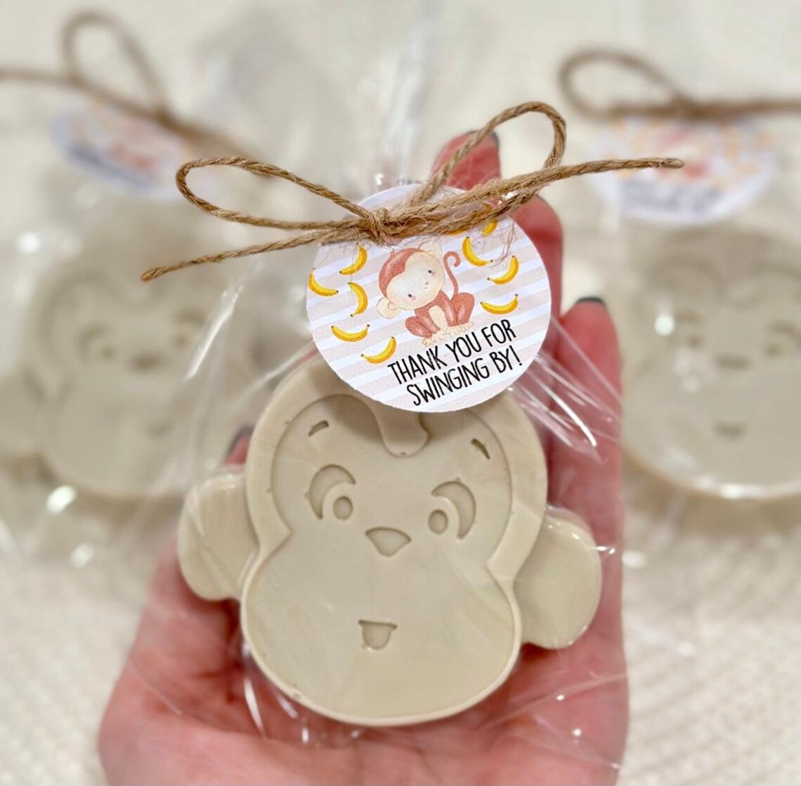 Monkey Soaps -- Monkey Party Favors Baby Shower Favor Monkey Birthday ...