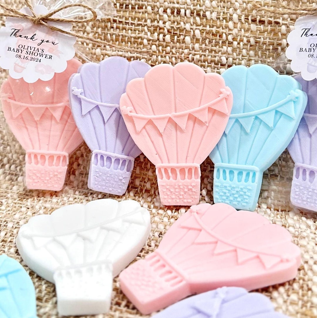 Hot Air Balloon Soap Favors - Baby Shower Decorations, up and Away ...
