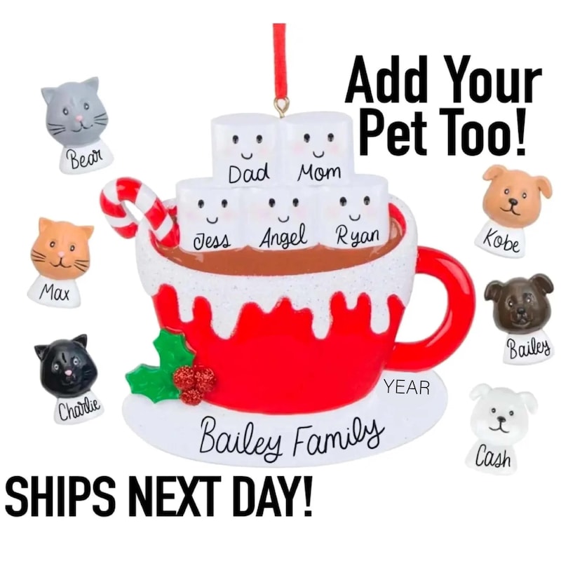 Cat Hot Cocoa Mug - Etsy