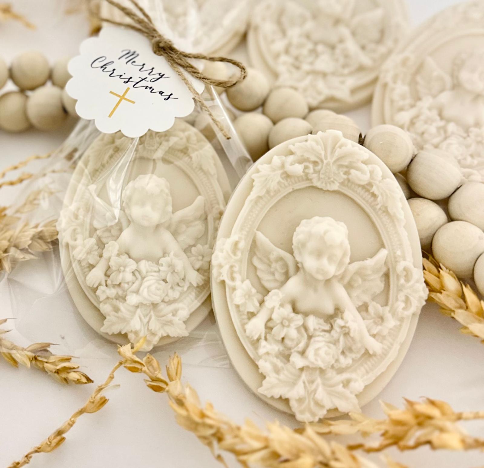 Christmas Angel Honey Oatmeal Soaps - Bulk Holiday Party Guest Gift ...