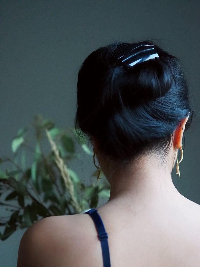 Snake Wrap Drop Statement Earring in Brass Sterling Silver - Etsy