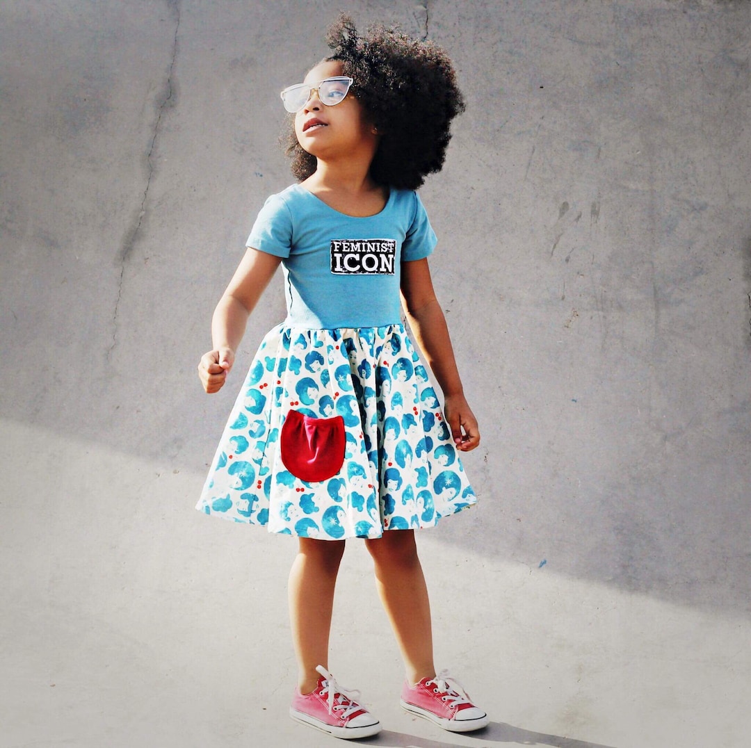 Girls Feminist Dress - Girls Feminist Outfit - Feminist Dress for Girls ...