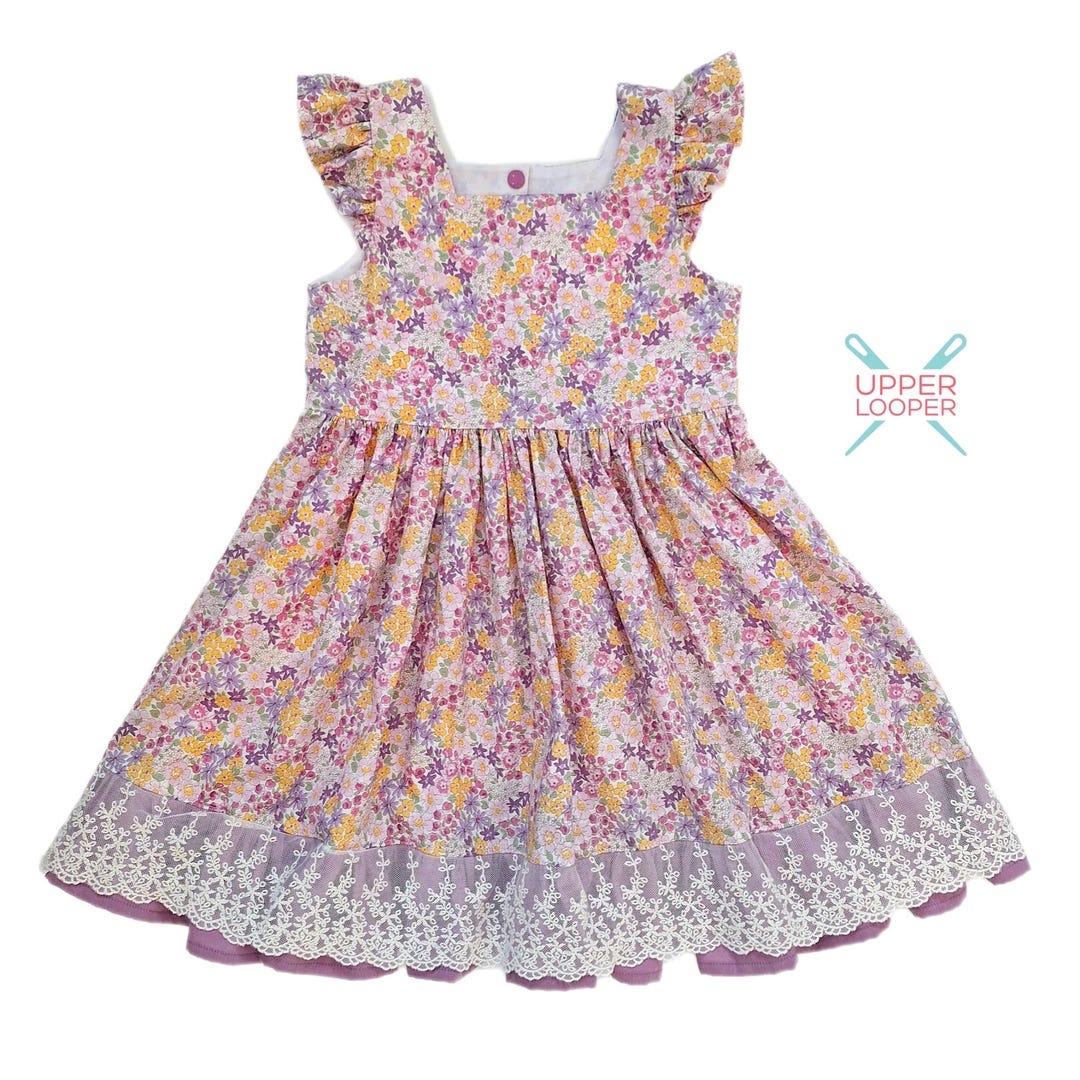 Girls Floral Easter Dress Fancy Easter Dress Girls Spring Clothes ...