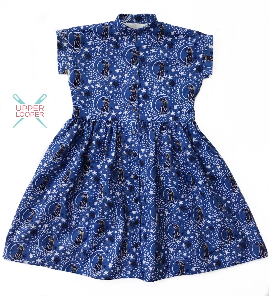 Girls Cat Dress Dress With Cats Cat Lover Dress Toddler Cat Dress Girls ...