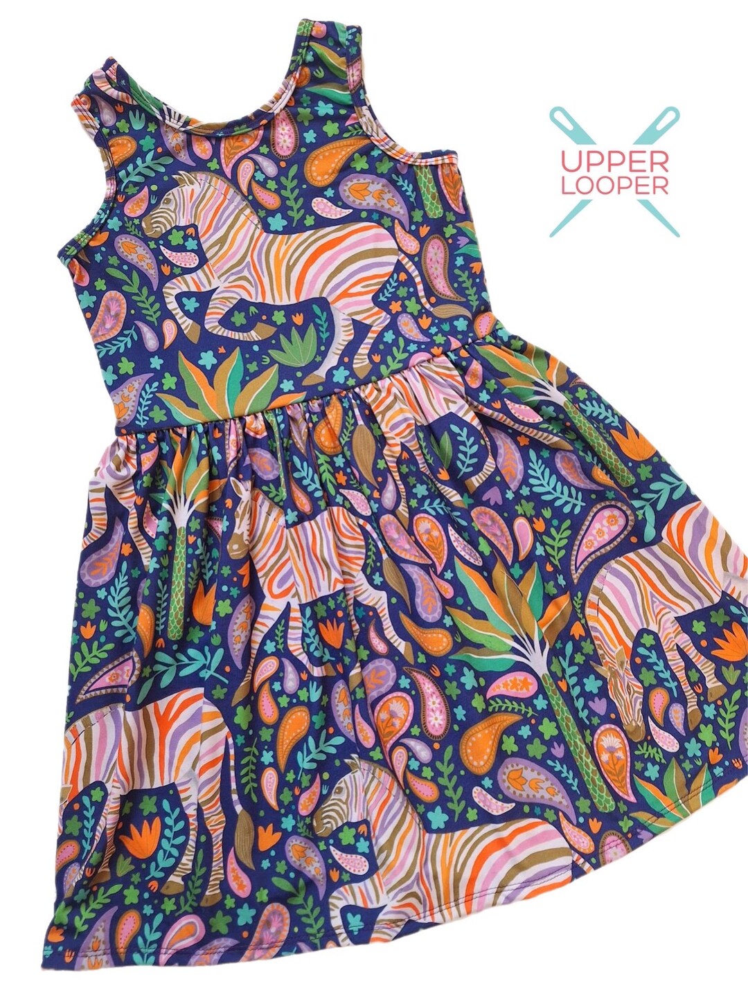 Girls Zebra Dress - Little Girls Summer Dress - Girls Summer Clothing ...