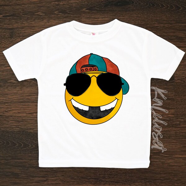 Smiley World Kids T Shirt - Etsy