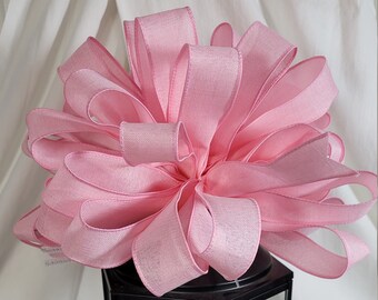 Pink Tree Topper Bow - Etsy