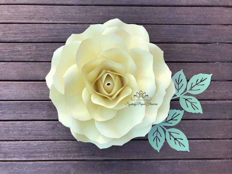 Tipsy ROSE Flower Templates & Manual/paper Flower Pattern/pdf - Etsy