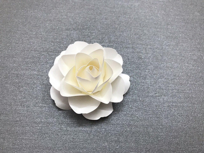 ROSE Bud MINI 1 Piece Paper Flower Video Tutorial & - Etsy