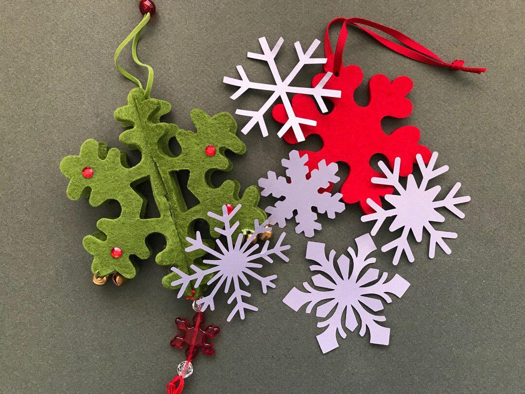 Paper Snowflakes Template PDF SVG Studio set 1 / Cricut Cameo Snowflake ...