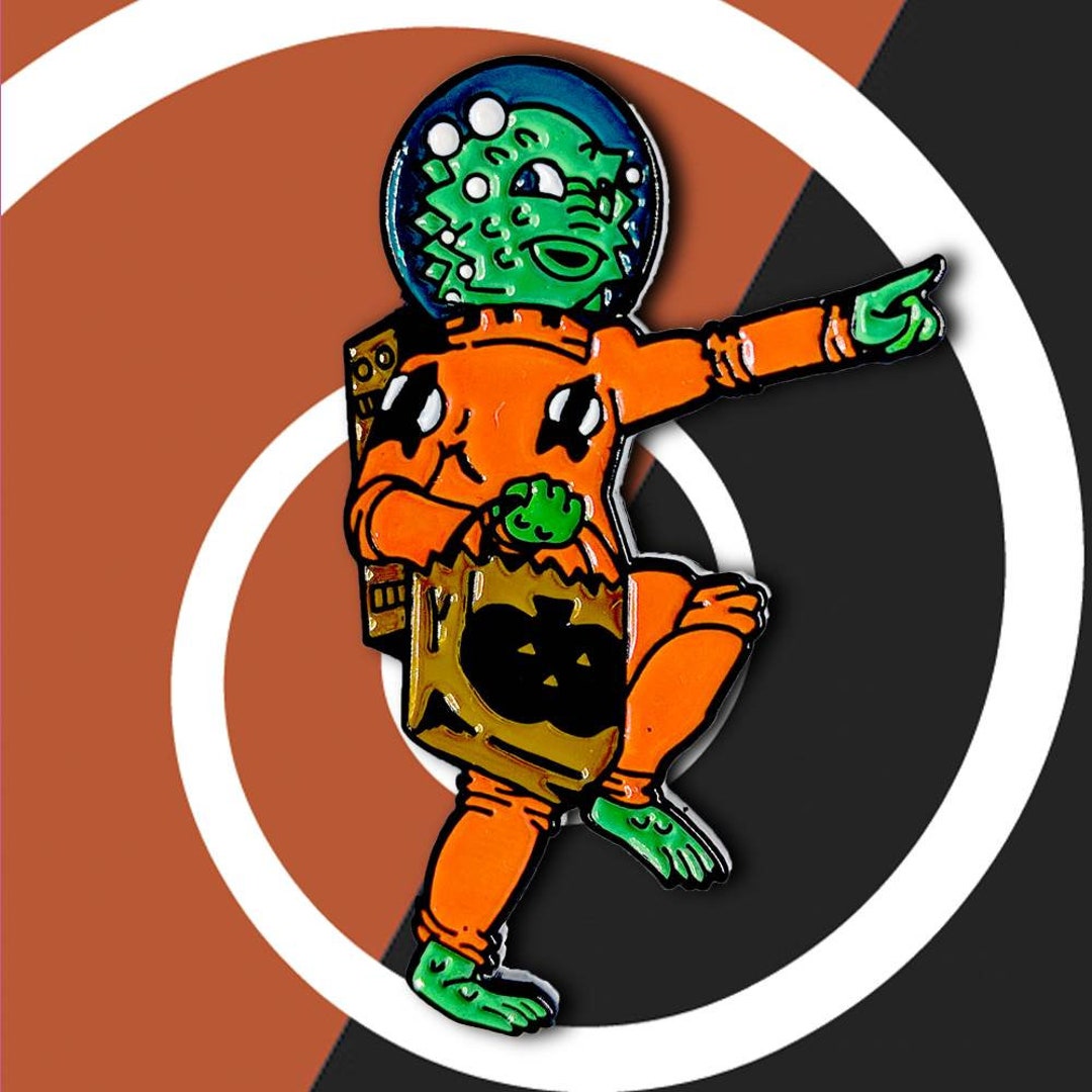 GILLY Lil Creature From the Black Lagoon Pin Trick or Treat Vintage ...
