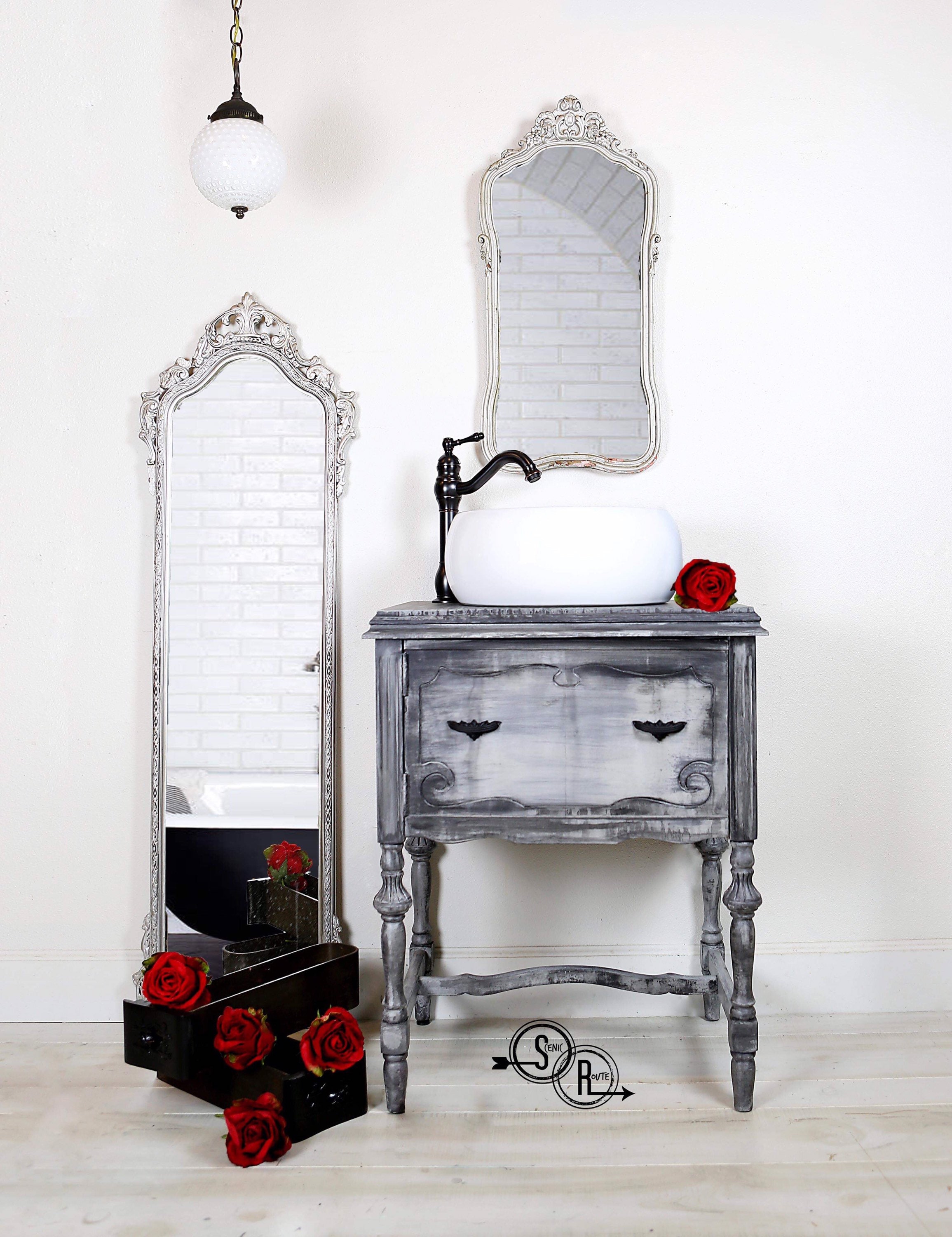 Bathroom Vanity , Turned Leg Vanity , Desk , Secretary Desk , Bathroom ...