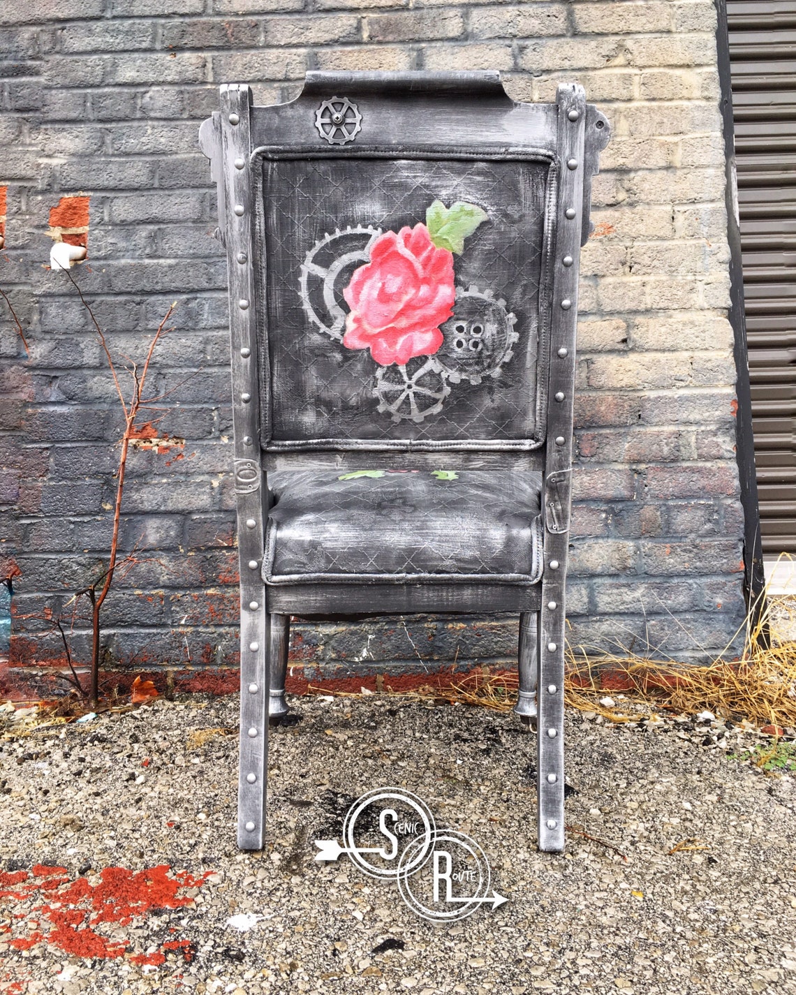 Steampunk Chair Occasional Chair Gothic Style Parlor - Etsy