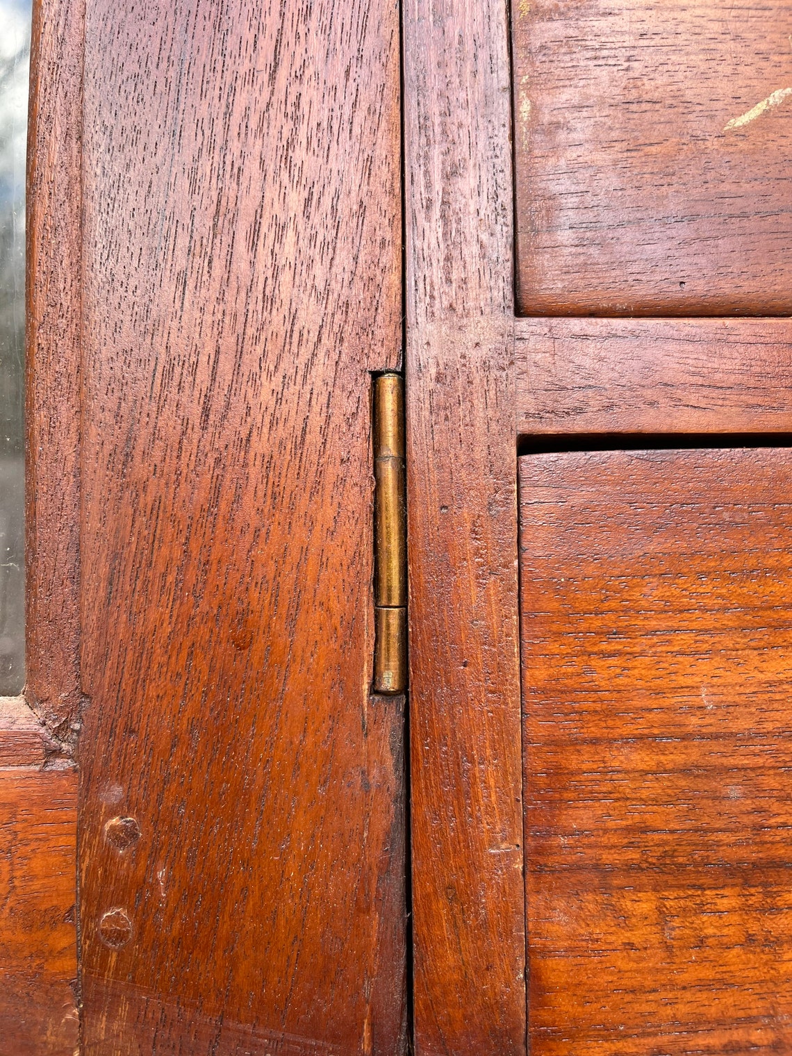 Walnut Hutch , Handmade Cabinet , China Cabinet, Farmhouse Hutch ...