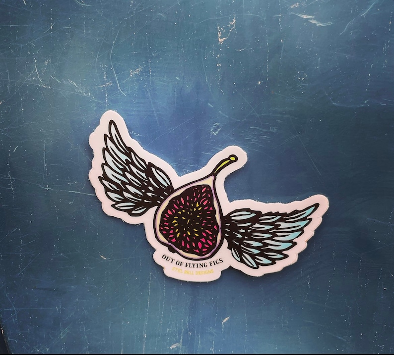 Flying Fig Sticker - Etsy