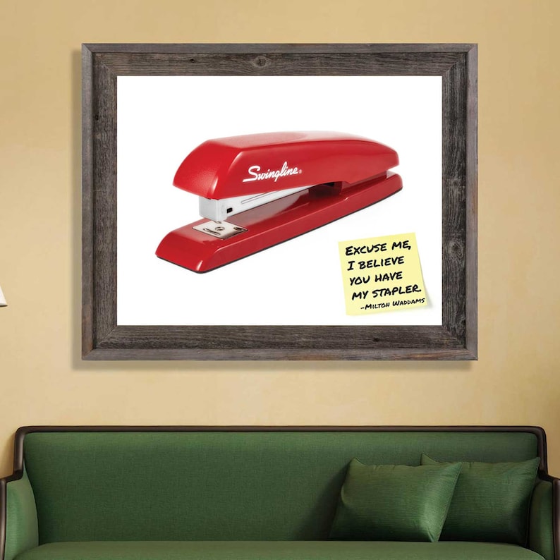 Office Space Art - Bill Lumbergh Print - Swingline Stapler Poster ...