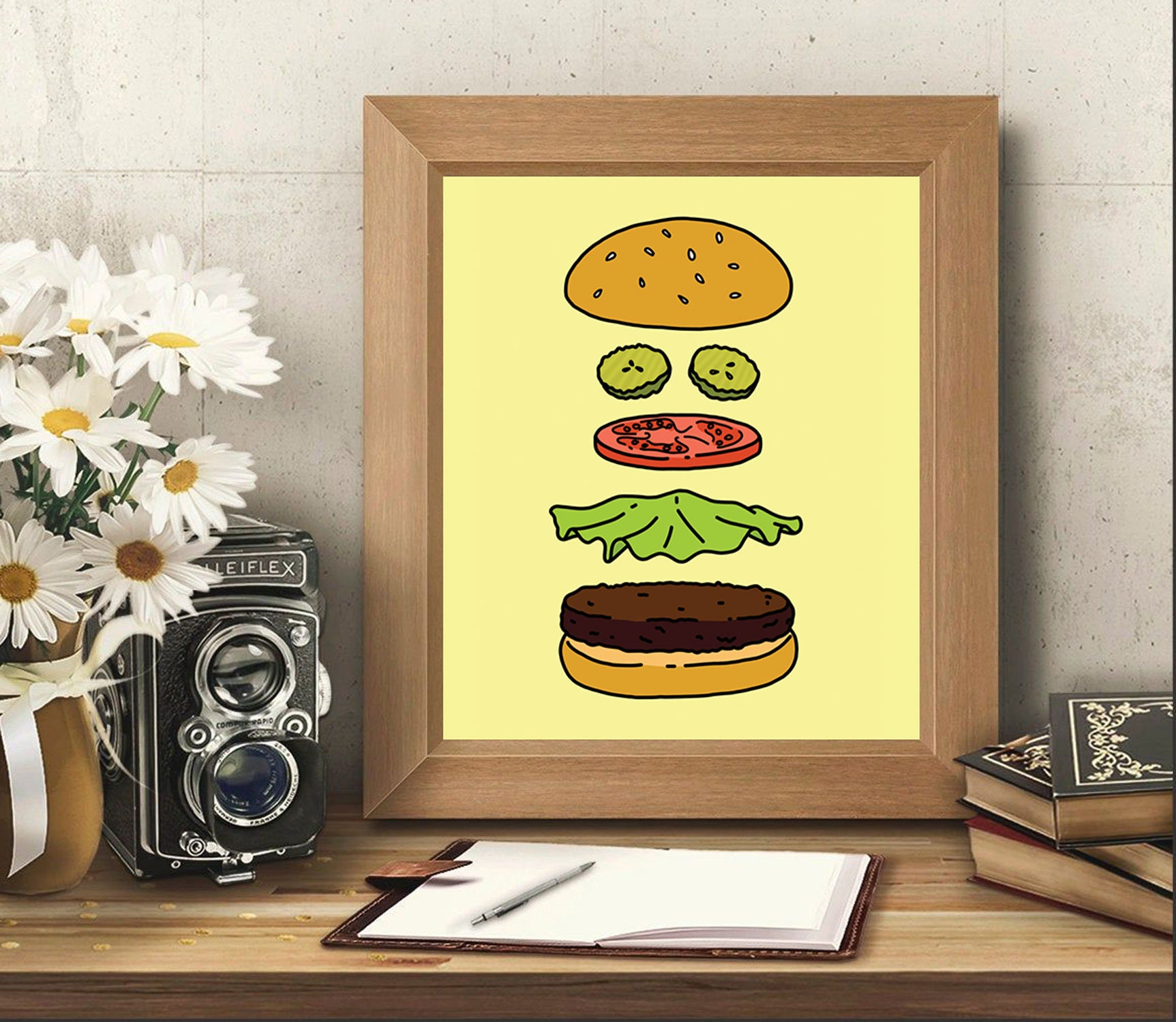 Bob's Burgers Art - Layers of the Burger Poster - Perfect Burger ...