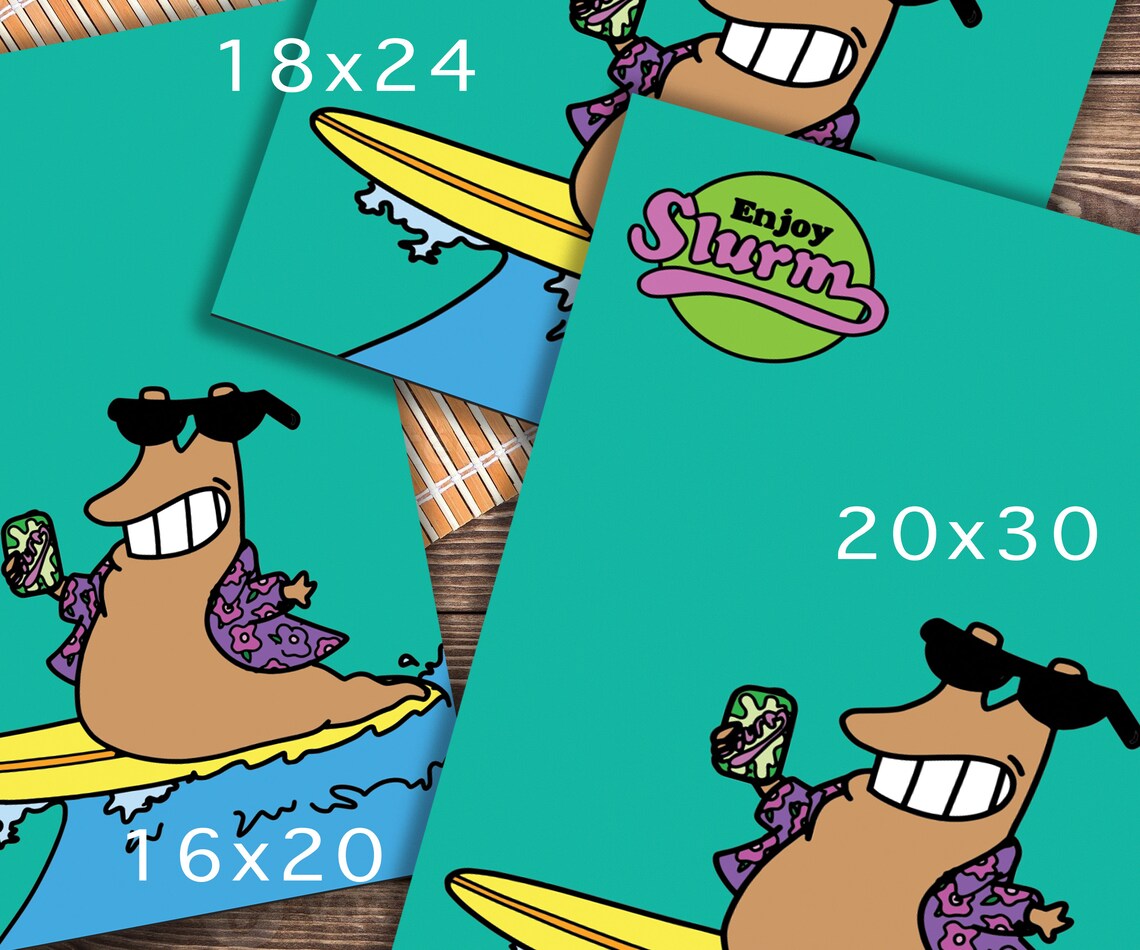 Futurama Slurm Slug Drink Slurm Slurm Poster Futurama - Etsy Australia