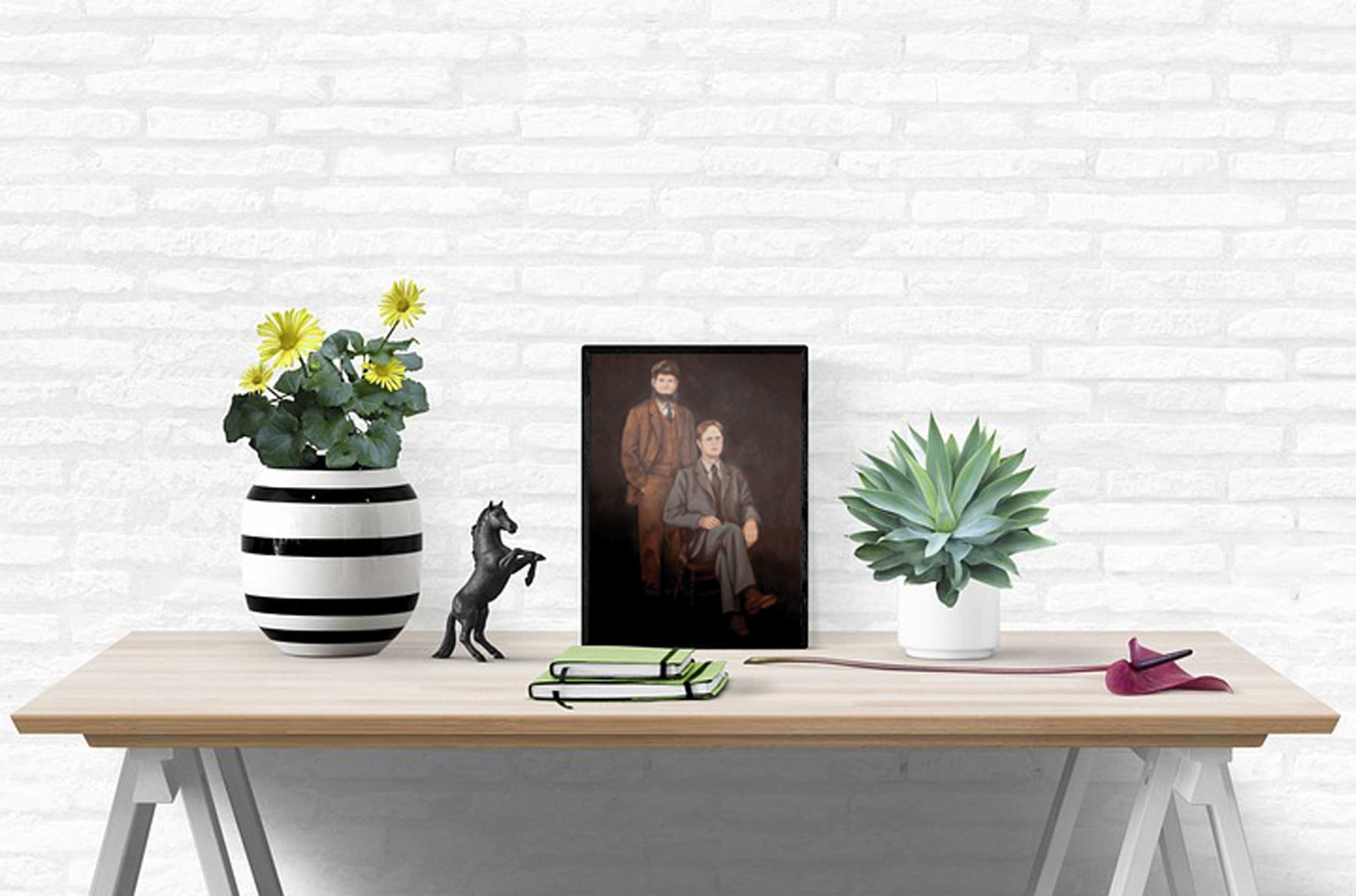 The Office Schrute Family Portrait Dwight and Mose Print | Etsy Australia