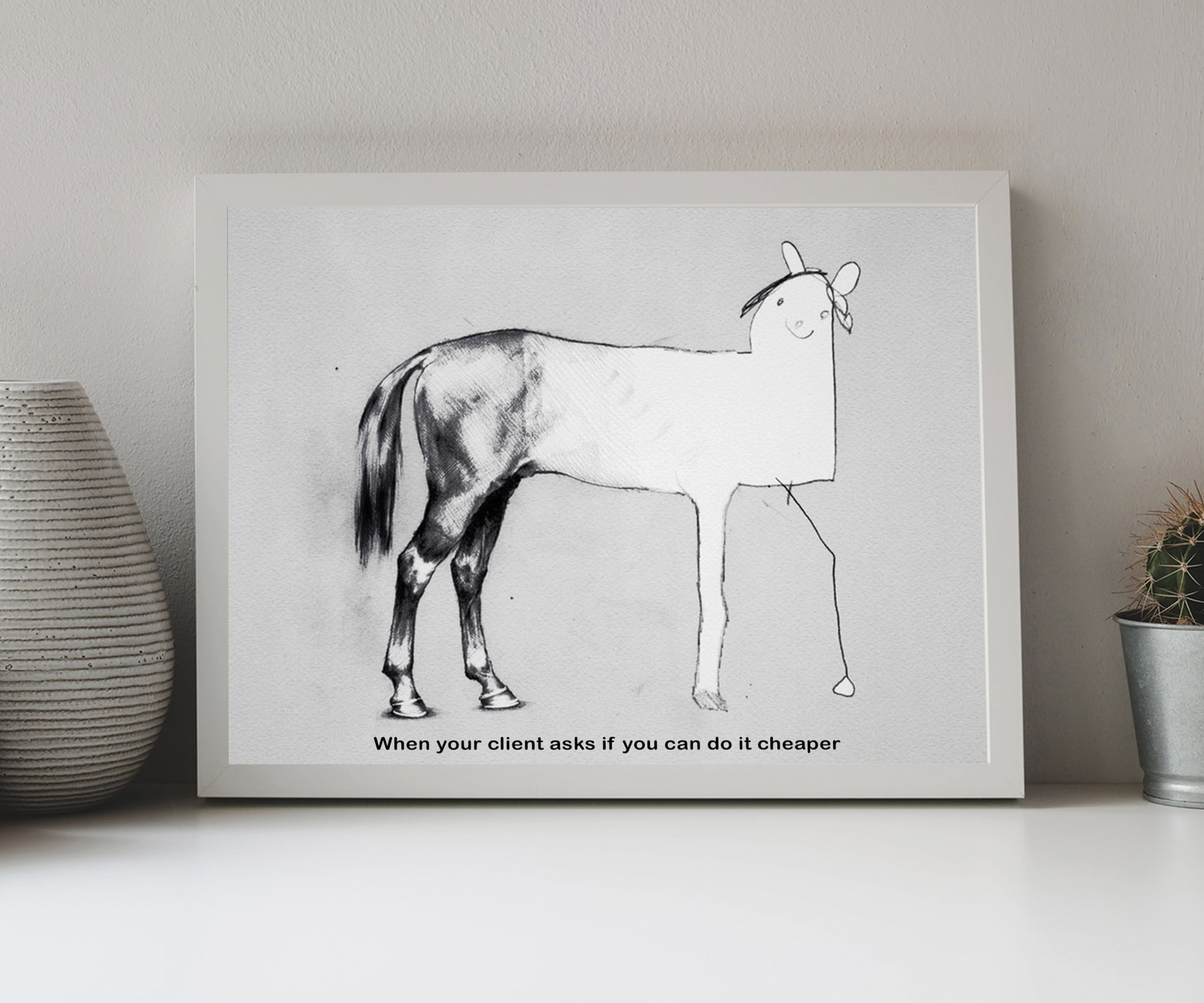 Memes Dibujo Caballo