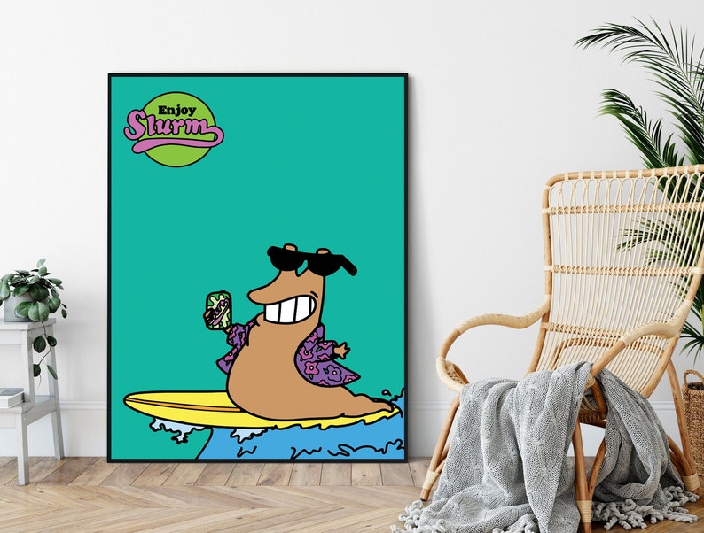 Futurama Slurm Slug Drink Slurm Slurm Poster Futurama - Etsy Australia