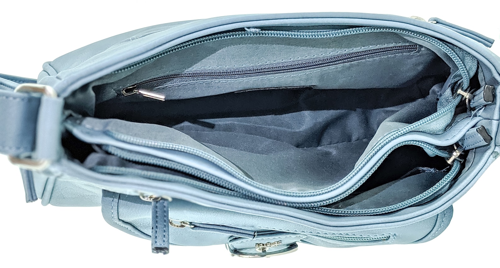 Pistol CCW Concealed Carry Crossbody Bags, Lightweight Faux Leather ...