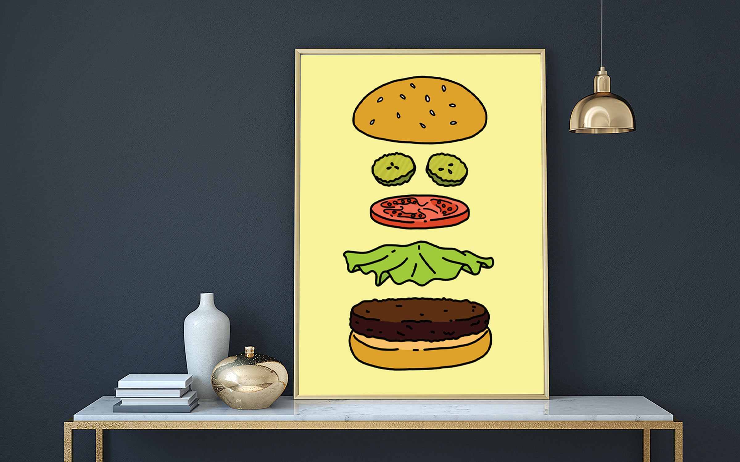 Bob's Burgers Art - Layers of the Burger Poster - Perfect Burger ...