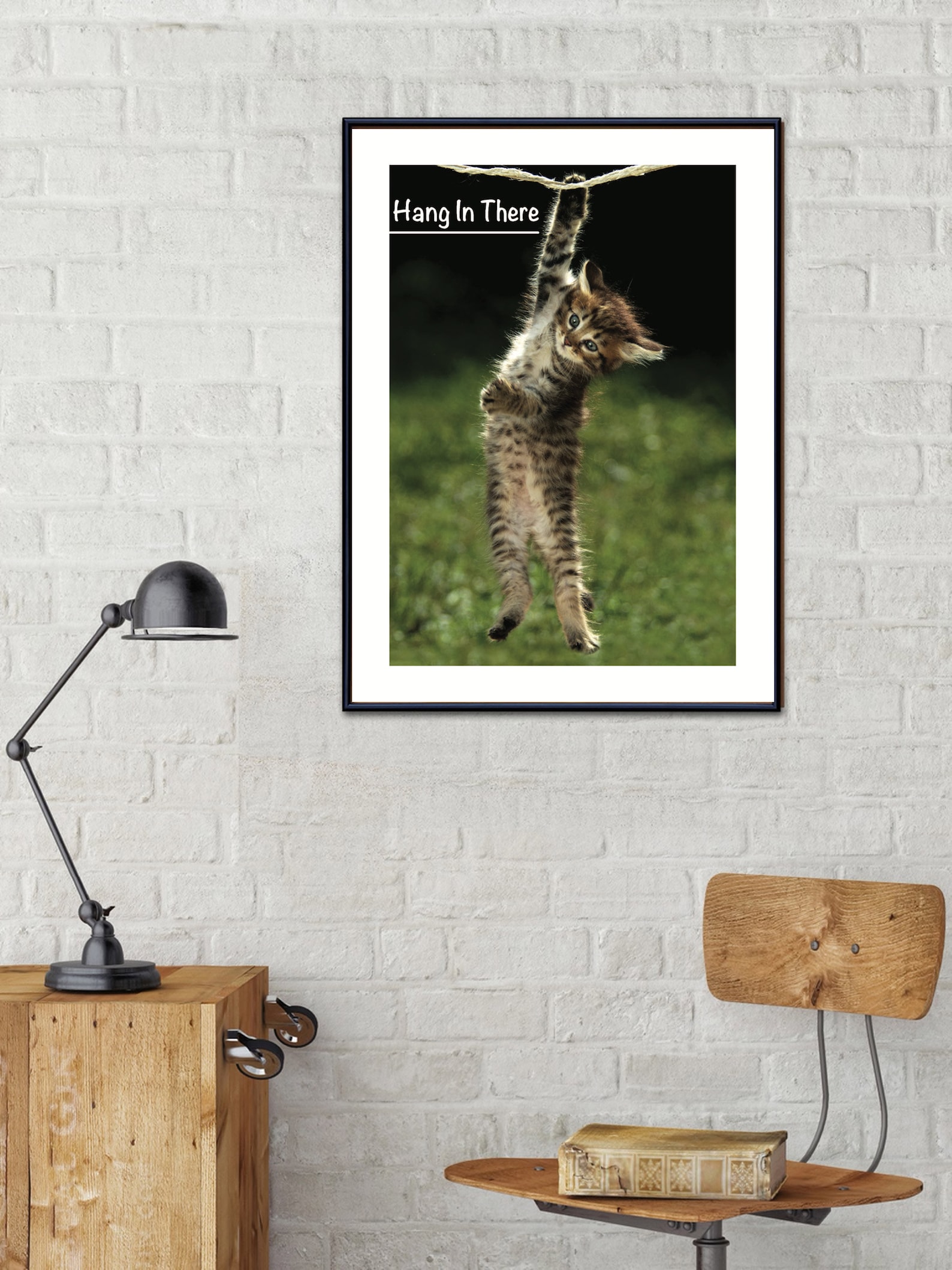 Hang in There Kitten Poster - the Office - Hang in There Print ...