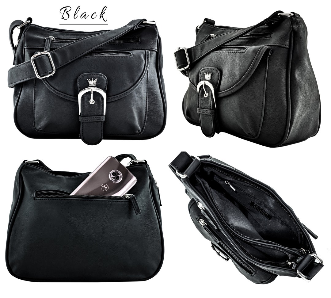 Pistol CCW Concealed Carry Crossbody Handbag, Conceal Carry Purses ...