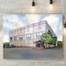 The Office Pam Beesly Canvas - the Office Framed Watercolor Print - the ...