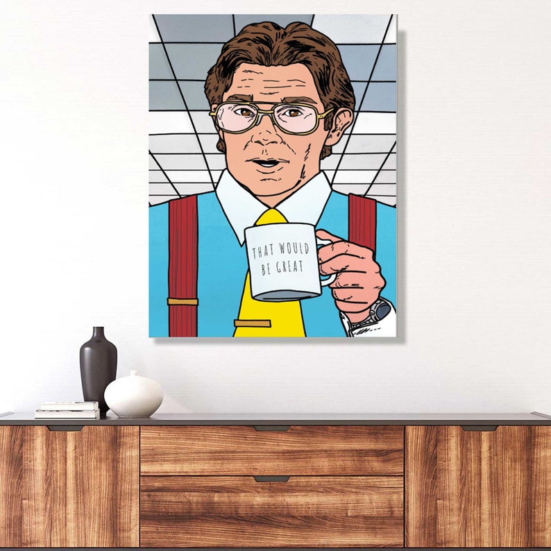 Office Space Art - Bill Lumbergh Print - Swingline Stapler Poster ...