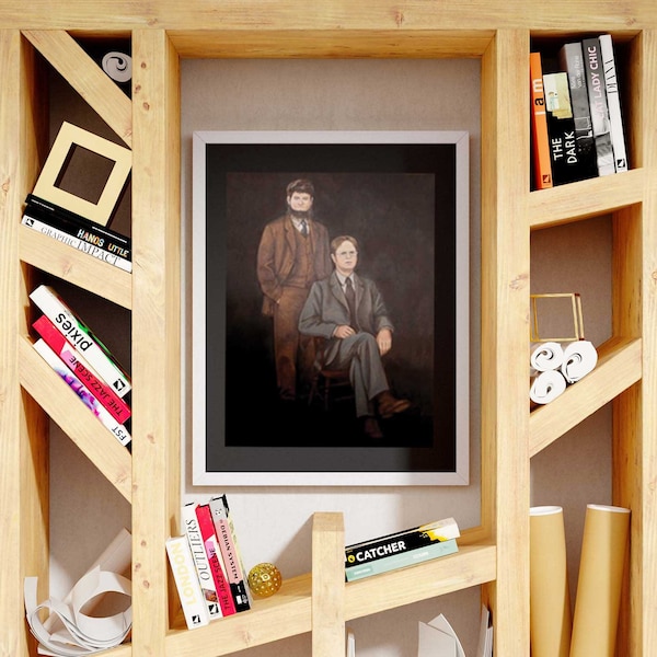 Dwight and Moose Art - Etsy