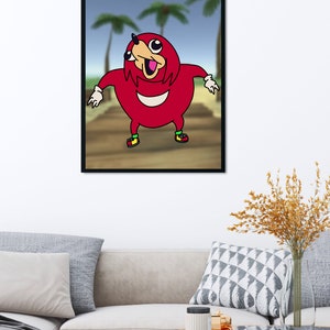 Ugandan Knuckles Meme Art - Do You Know Da Wae? - Do U Kno De Wey - Do ...