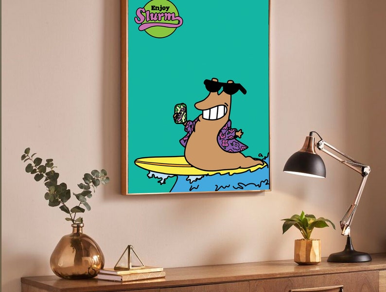 Futurama Slurm Slug Drink Slurm Slurm Poster Futurama - Etsy Australia