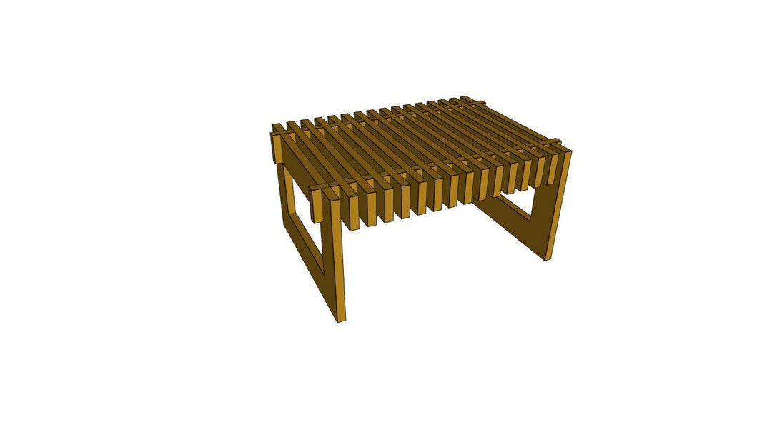 Small Stool Printable Template and Svg for Cnc - Etsy