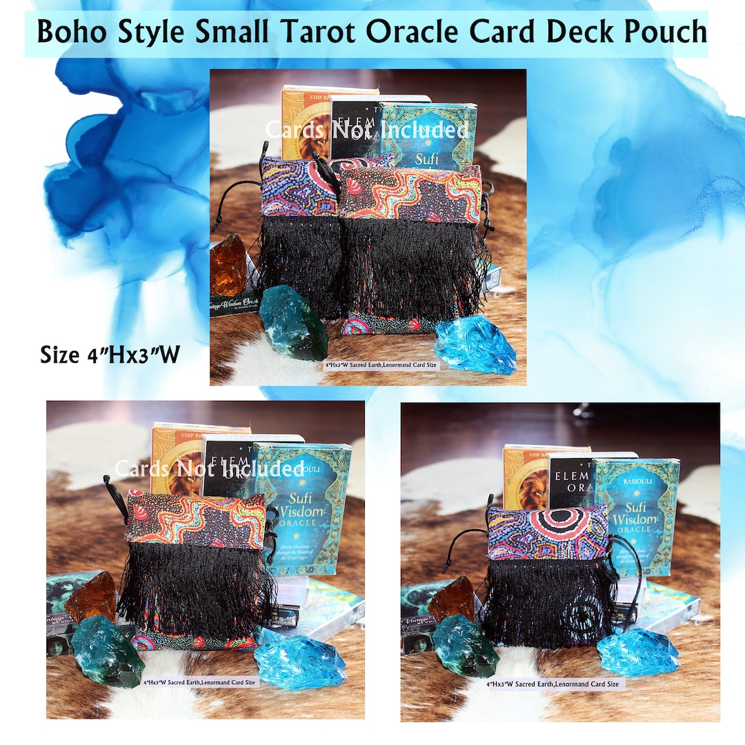 Handmade,boho Style,card Deck,tarot Cards,affirmation Cards,quote Cards ...