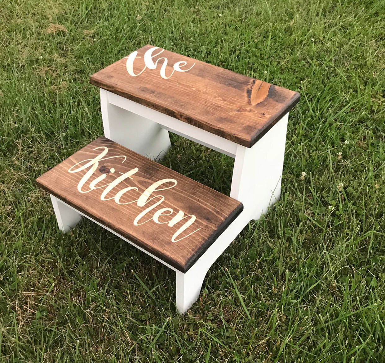 Customizable Step Stool Wood Stool Rustic Stool - Etsy