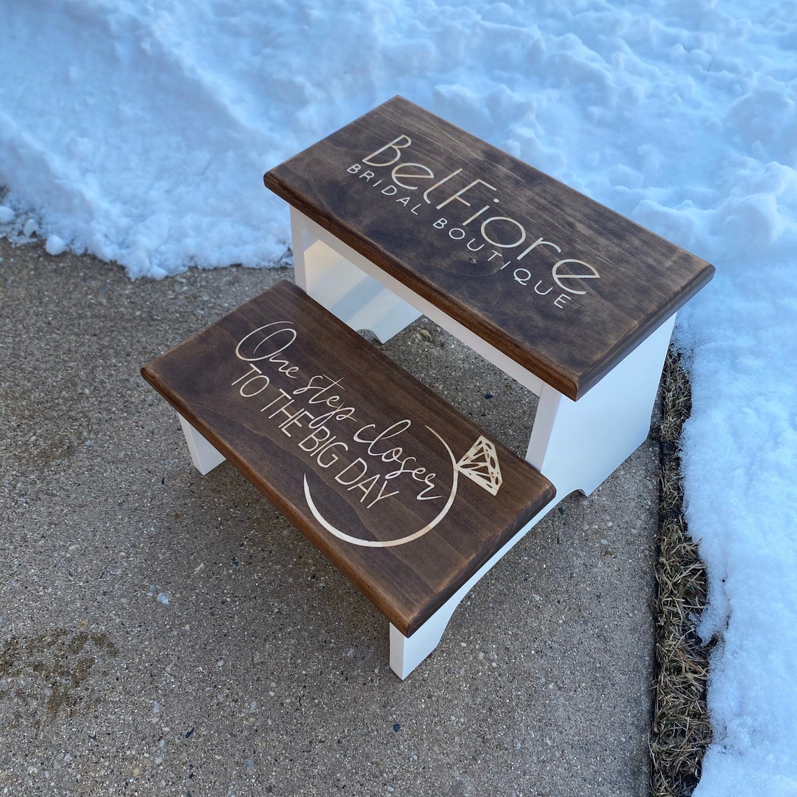 Customizable Step Stool Wood Stool Rustic Stool - Etsy